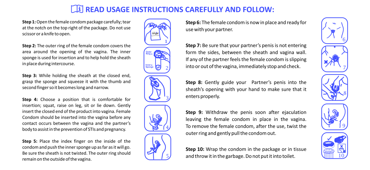 Cupid Angel Female Condom Best Female Condom In World